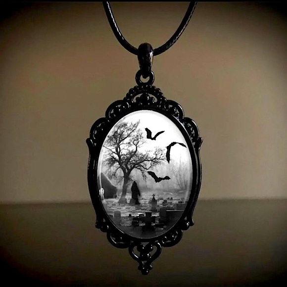 Jewelry | Necklace Haunted Spooky Grave Yard Halloween Goth Horror ...